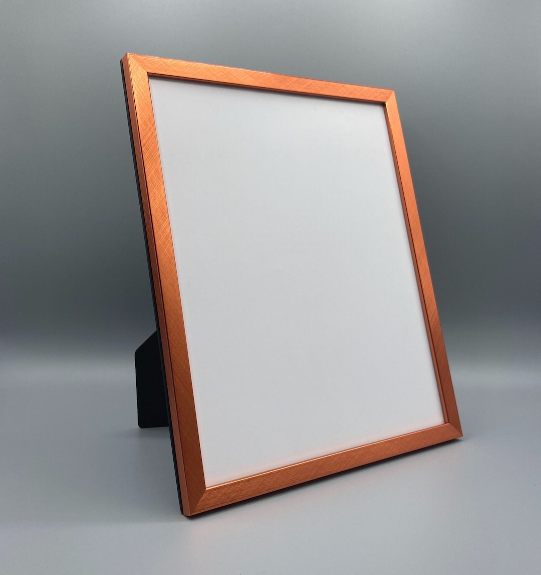Metallic Orange Picture Frame • 8x10 Photo Frame • Additional Colors ...
