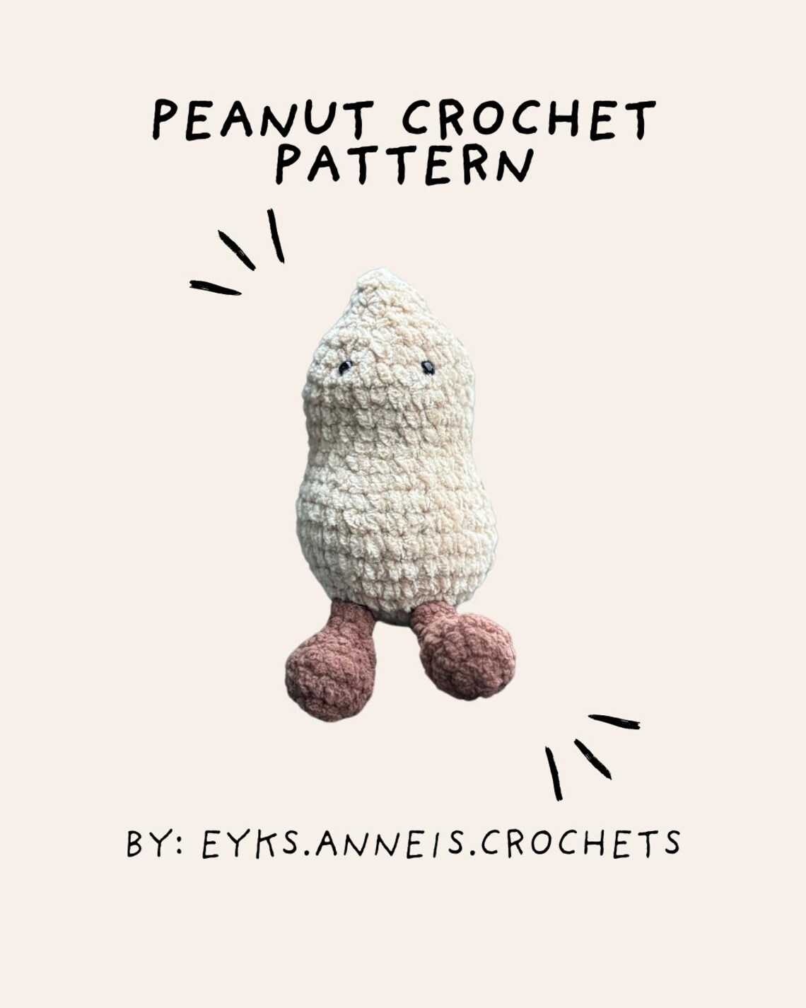 Peanut Crochet Pattern - Etsy
