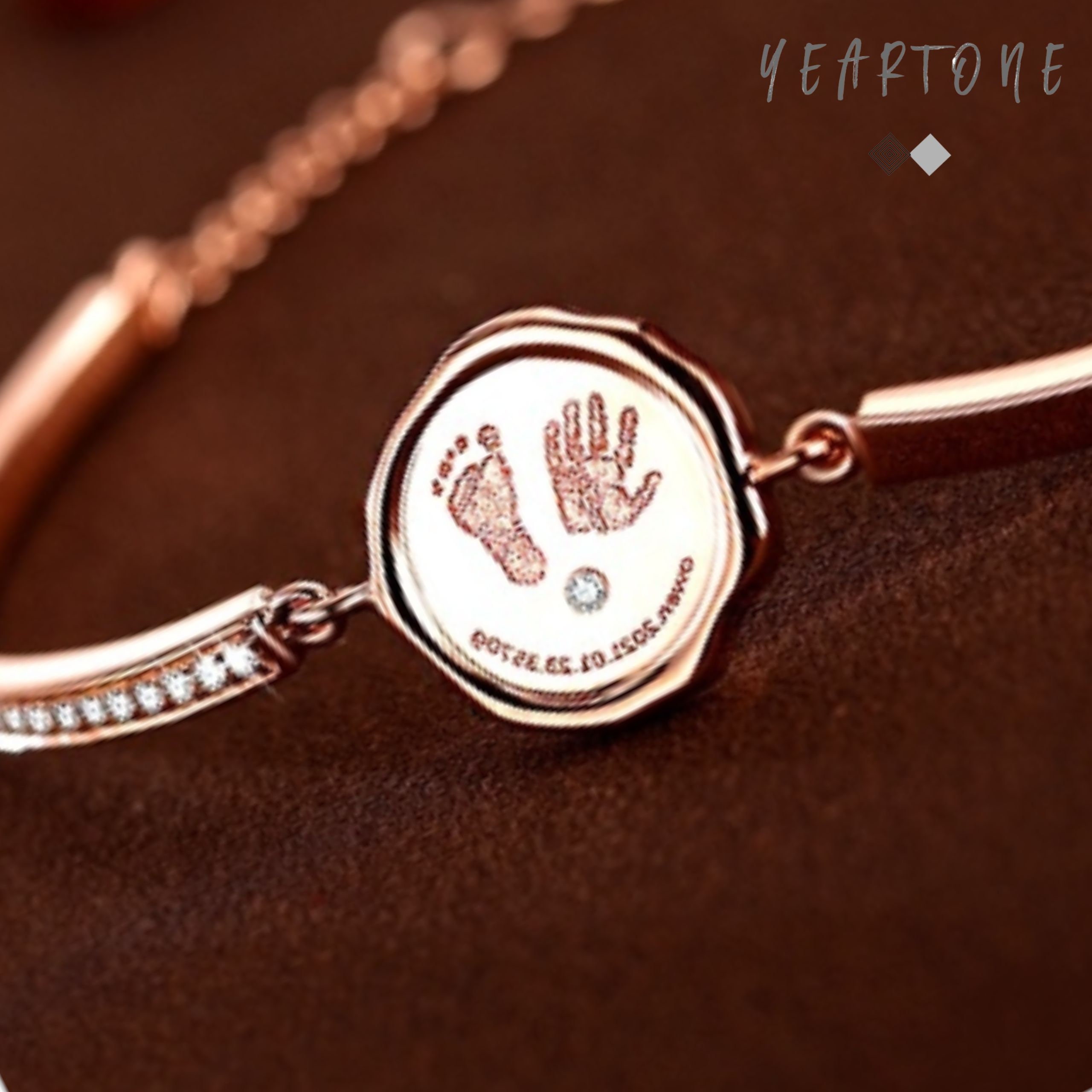 Customize Fire Paint Stamp Shape Custom Newborn Baby Handprint ...