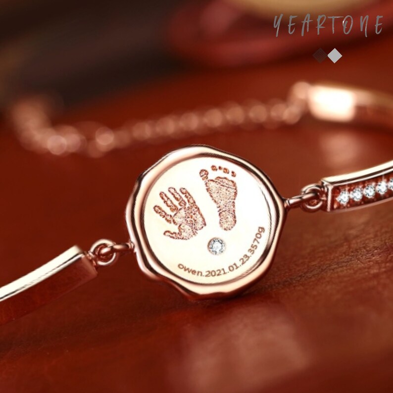 Customize Fire Paint Stamp Shape Custom Newborn Baby Handprint ...