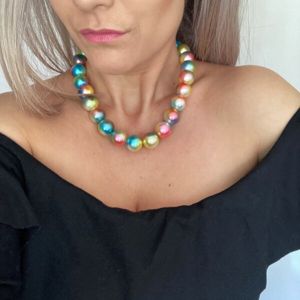 Oversized Necklace - Etsy