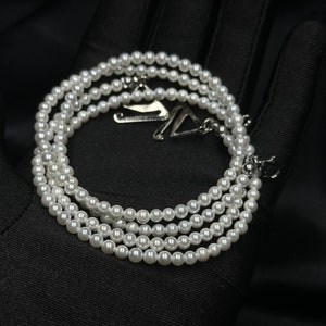Pearls Dress Straps, Small 4mm Attachable Shoulder Jewellery,one Pair ...