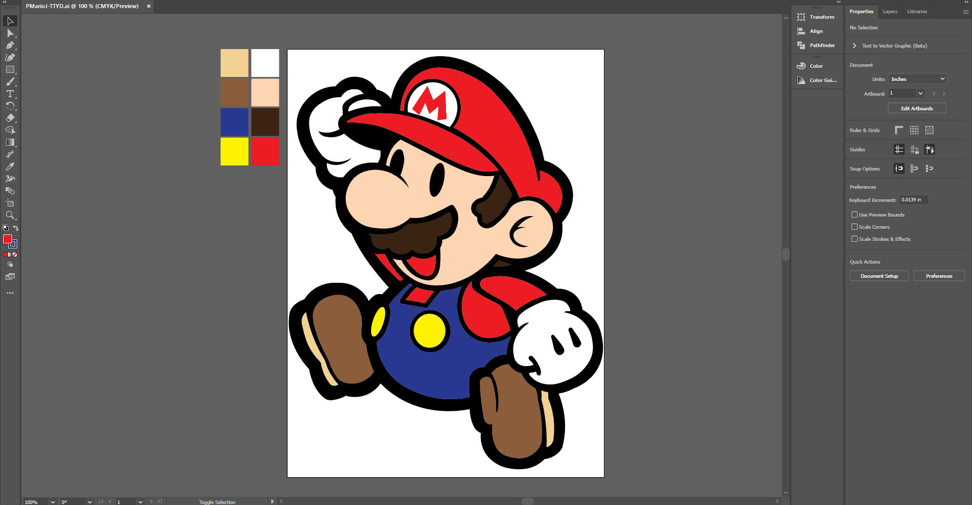 Paper Mario Jumping TTYD - Svg, Dxf, Png, Pdf - Etsy