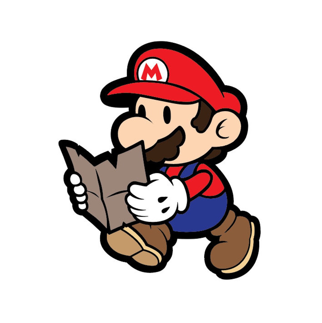 Paper Mario Map TTYD - Svg, Dxf, Png, Pdf - Etsy