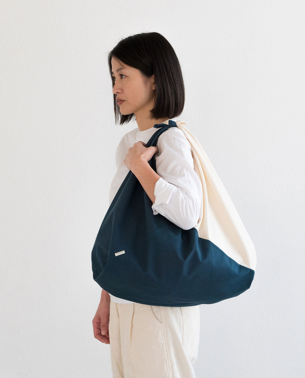 AZUMA-BUKURO Japanese Traditional Furoshiki-Bag Large Blue | Etsy