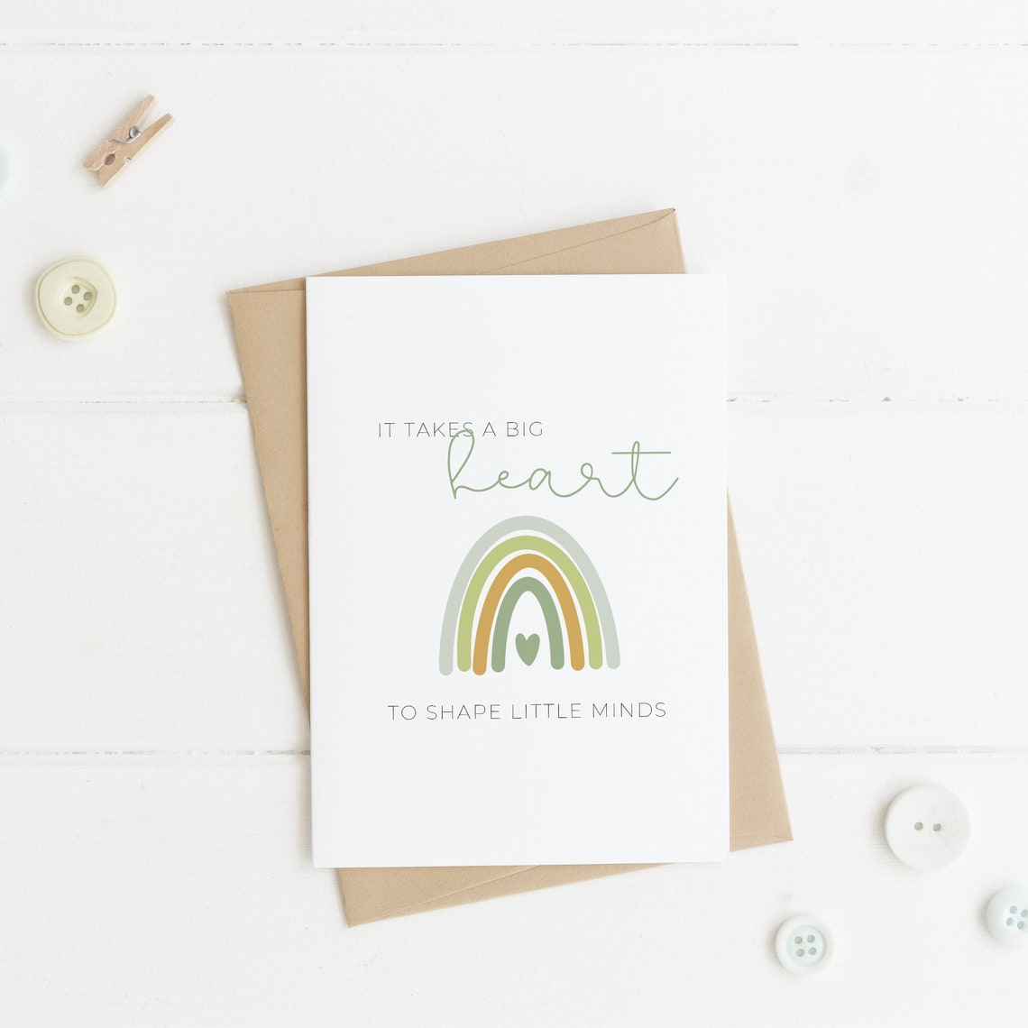 Rainbow Teacher Thank You Card Teacher Appreciation Digital - Etsy ...
