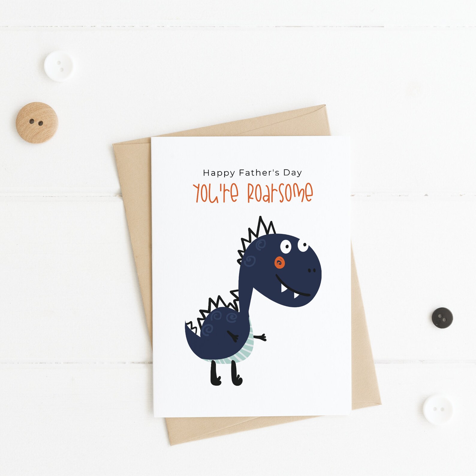 You're Roarsome Dinosaur Father's Day Card - Father's Day Gift ...