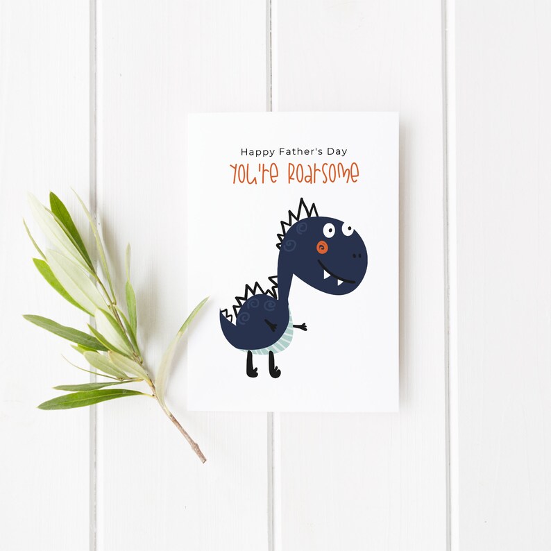 You're Roarsome Dinosaur Father's Day Card - Father's Day Gift ...
