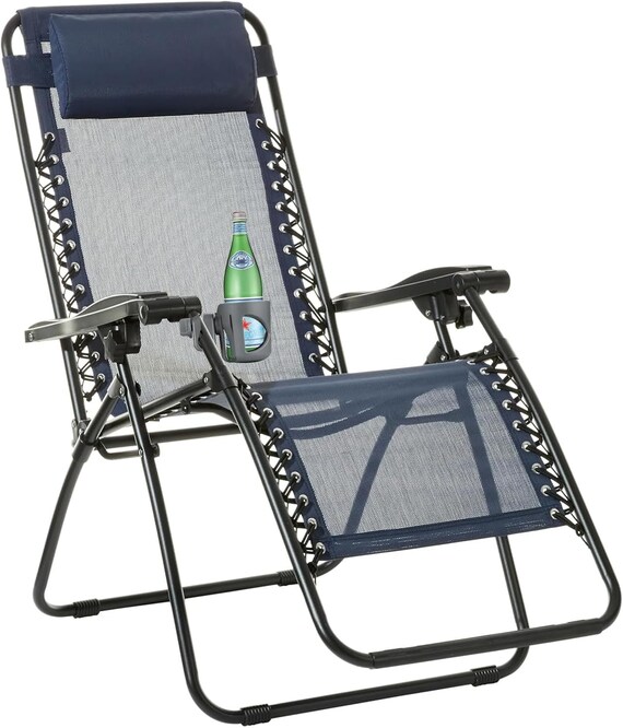 Gravity chair cup holder store