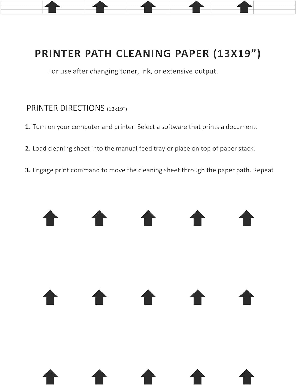 Printer Cleaning Paper for Laser & Inkjet Printers - Etsy