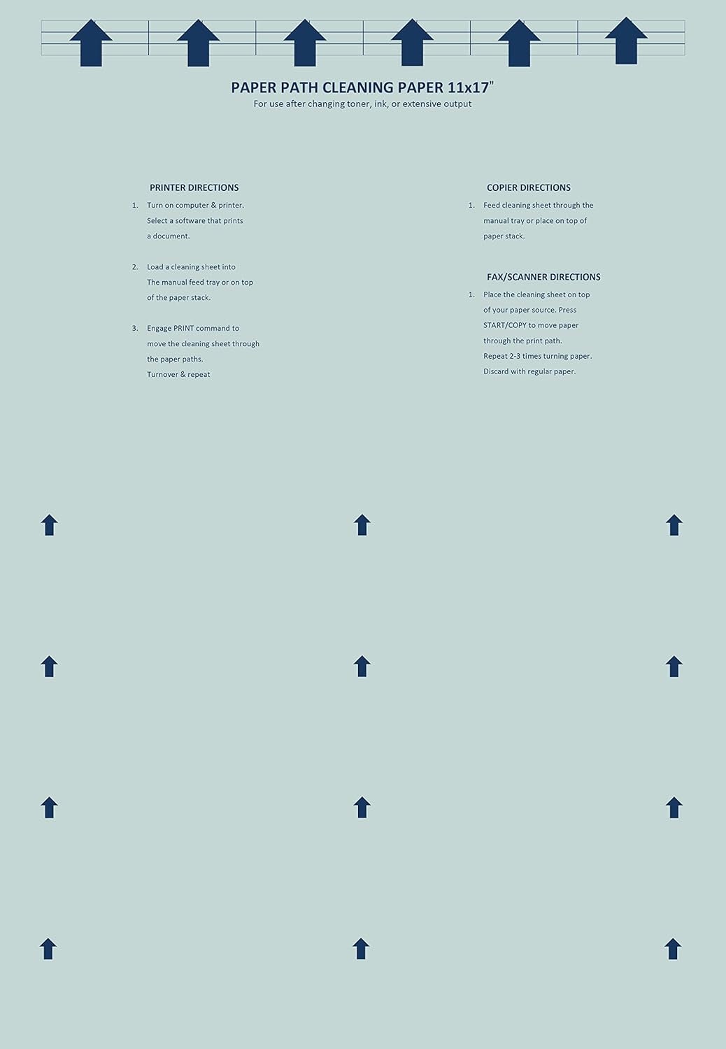 Printer Cleaning Paper for Laser & Inkjet Printers - Etsy