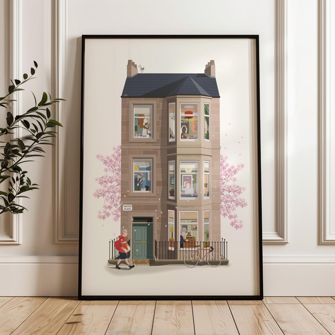 Ltd Edition Edinburgh Tenement Print - Etsy