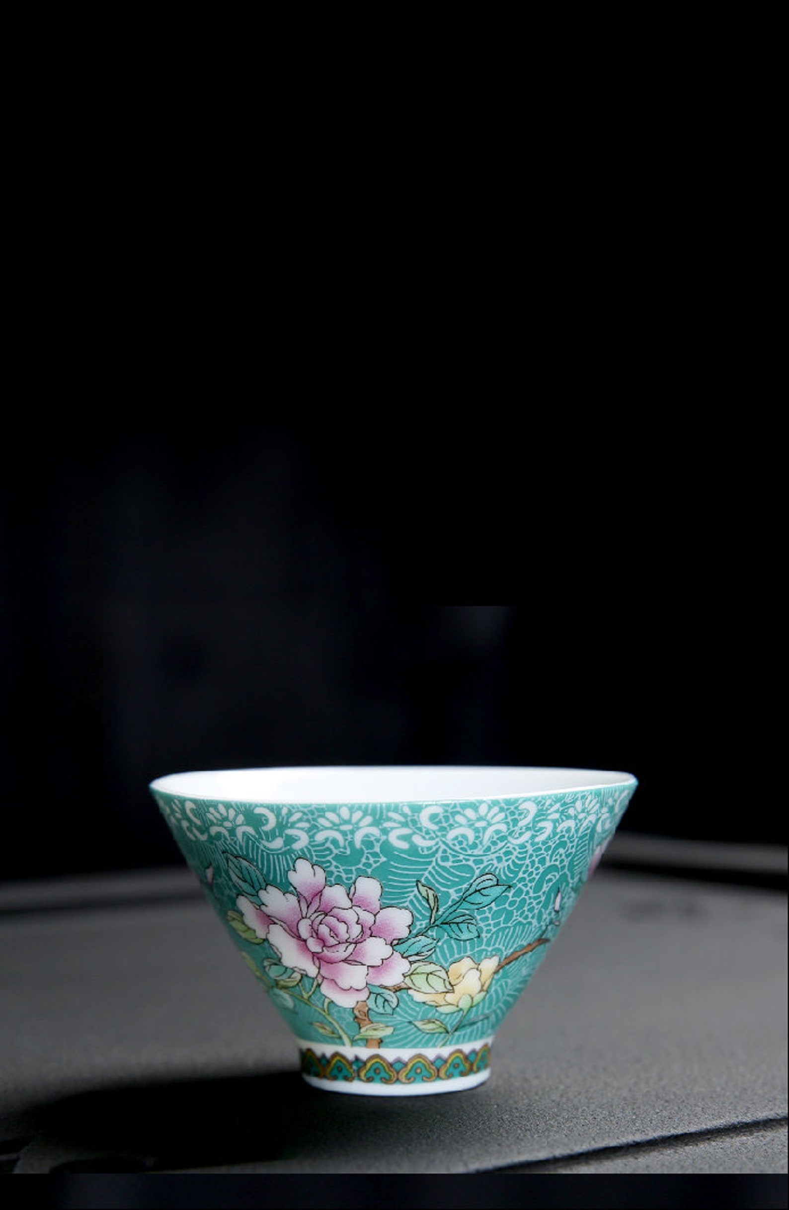 Oriental Peony Color Tea Set House Warming Gifts Tea Art - Etsy