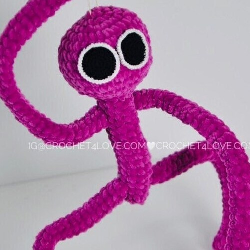 PDF Pattern Crochet Stuffed Dolls Toys Blue Roblox - Etsy