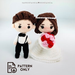 PDF Pattern - Wedding Dolls Amigurumi (D&B) - Etsy