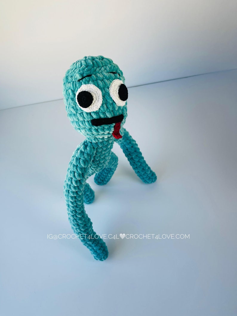 PDF Pattern Crochet Stuffed Dolls Toys Green Roblox - Etsy