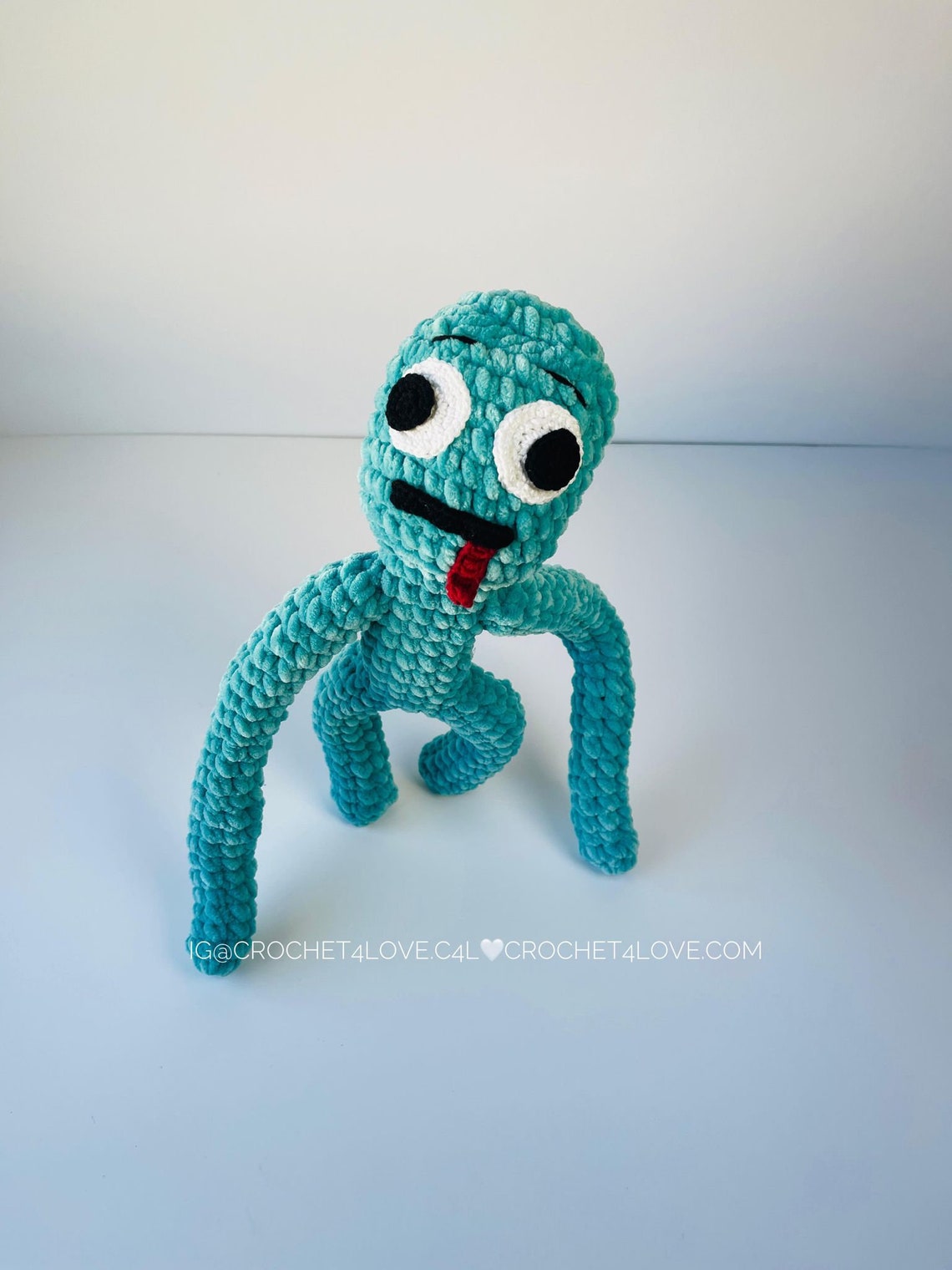 PDF Pattern Crochet Stuffed Dolls Toys Green Roblox - Etsy