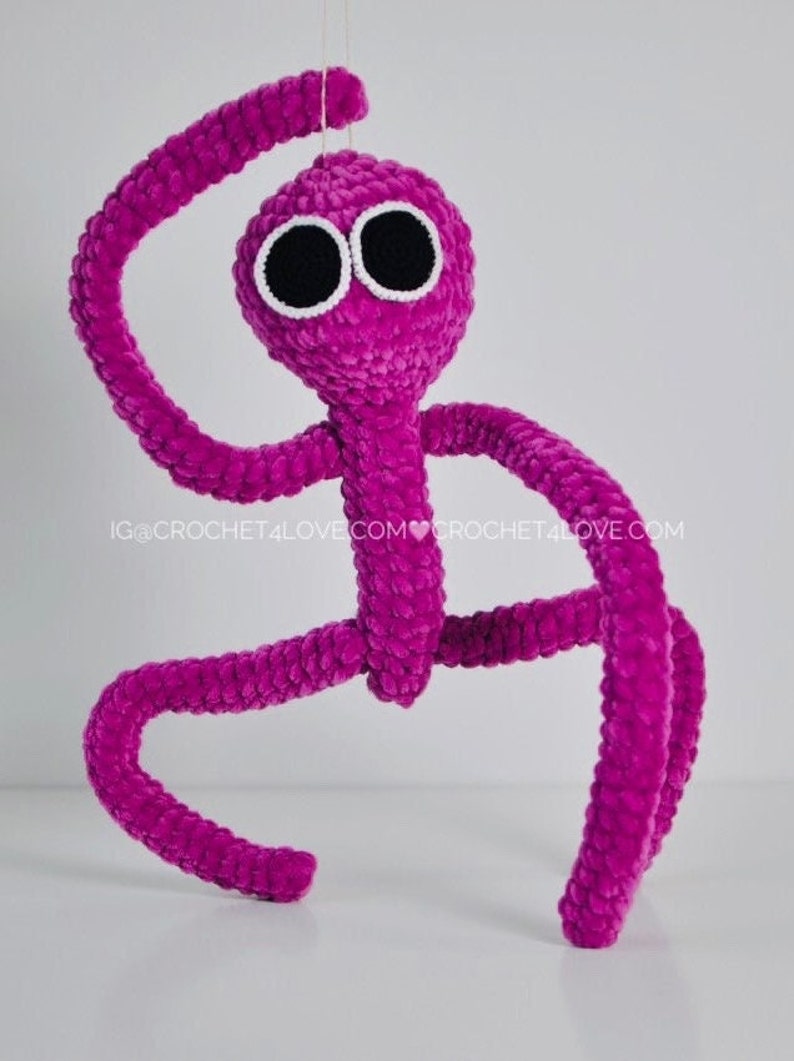 PDF Pattern Crochet Stuffed Dolls Toys Purple Roblox - Etsy
