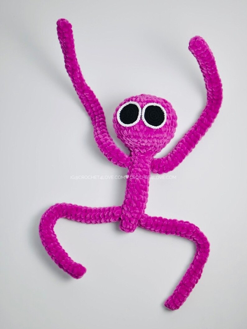 PDF Pattern Crochet Stuffed Dolls Toys Purple Roblox - Etsy
