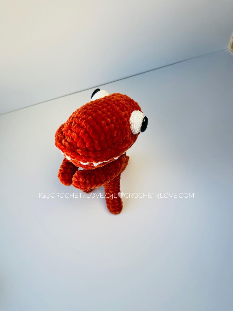 PDF Pattern Crochet Stuffed Dolls Toys Orange Roblox - Etsy