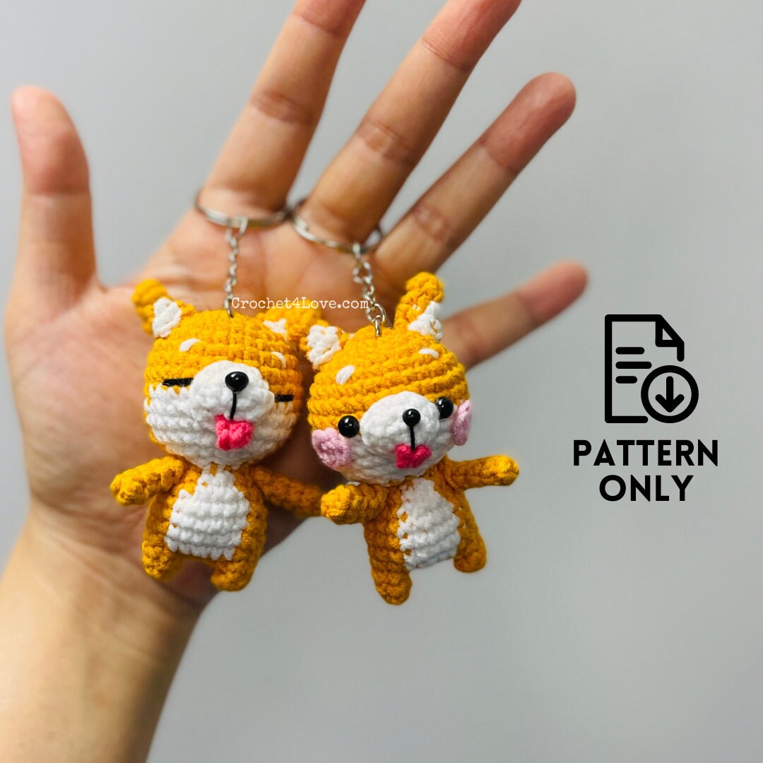 PDF Pattern - Shiba Inu Keychain Size - Etsy