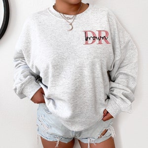 Embroidered Doctor Custom Sweatshirt | PHD New Medical School Doctor DR ...