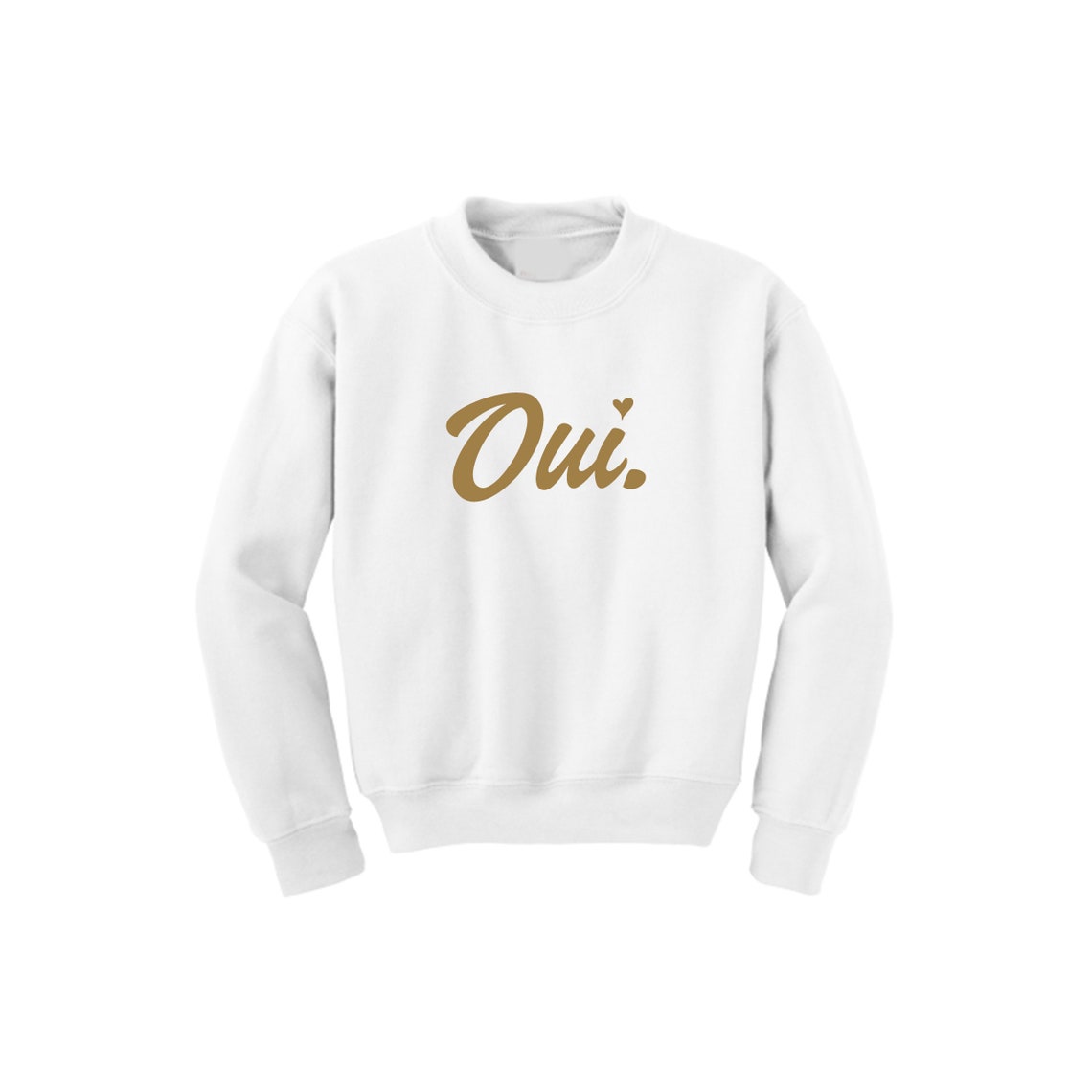 French Oui Black White Paris Chic Fashion Sweatshirt - Etsy