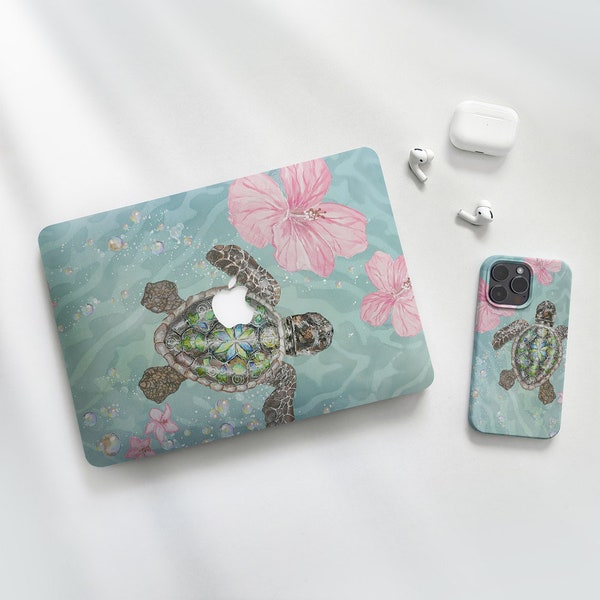 Turtle Laptop Case - Etsy