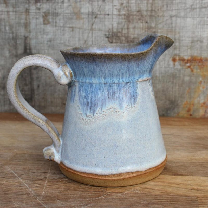 Thrown Pottery Pitcher - Etsy UK