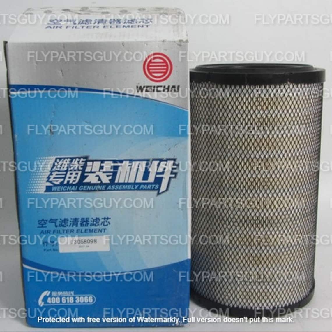 13058098 OEM Air Filter for Weichai WP04 WP06 and PSI 4.5L | Etsy