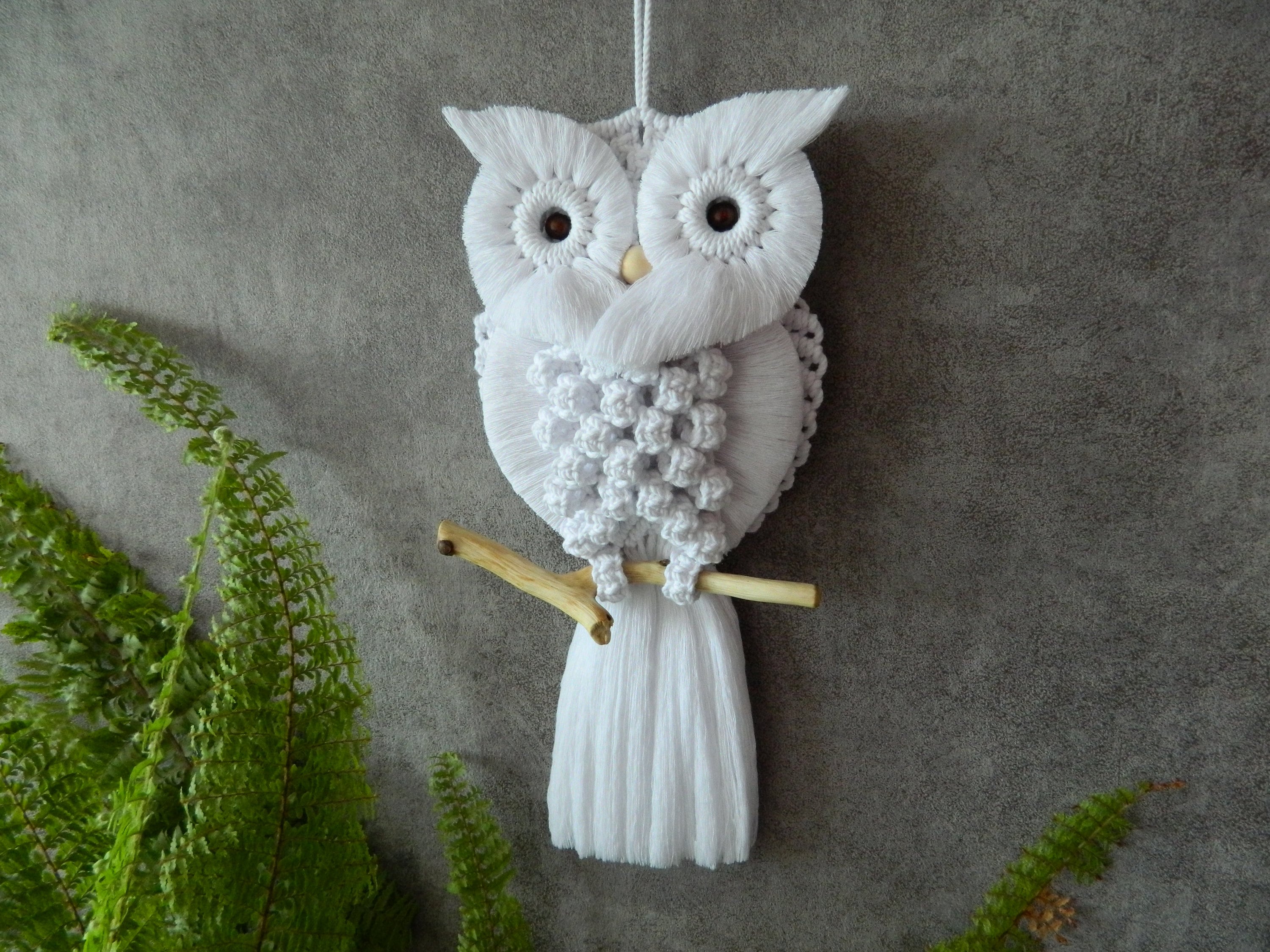 Macrame Wall Hanging Pattern Set of 3 Easy Owl Tutorials DIY - Etsy