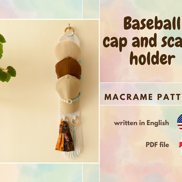 Macrame Hat Rack - Etsy