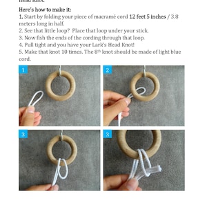 Macrame Baseball Cap Holder PDF Pattern | Hanging Hat Rack Tutorial ...