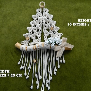 Macrame Christmas Tree Pattern / Tutorial, DIY Christmas Gift, Make It ...