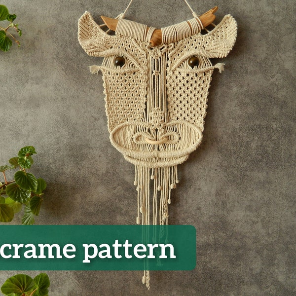 Cow Macrame Pattern - Etsy
