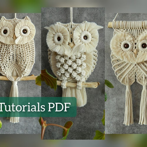 Do It Yourself Macrame Wall Hanging Pattern for Beginners - Etsy