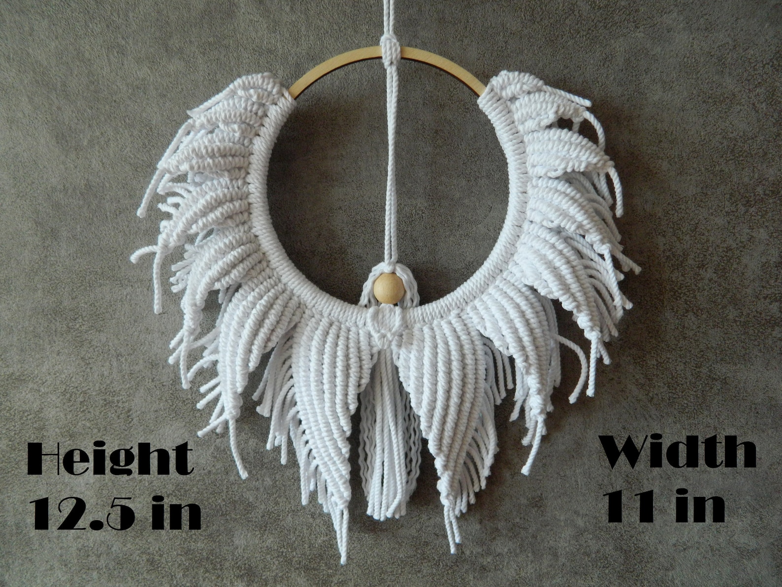 Easy Macrame Angel Pattern for Beginners Guardian Angel - Etsy