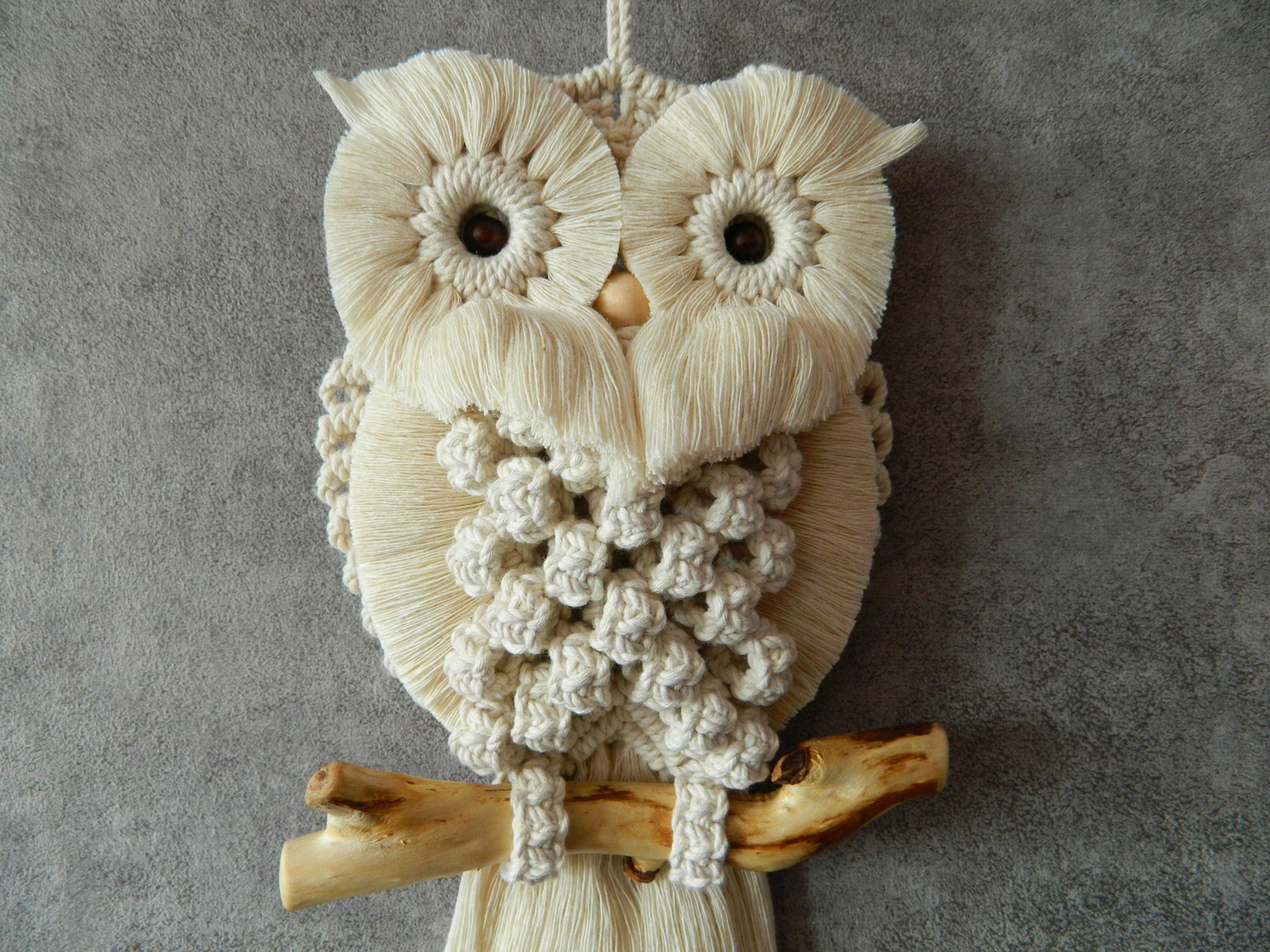 Macrame Wall Hanging Pattern Macrame Owl Tutorial for - Etsy