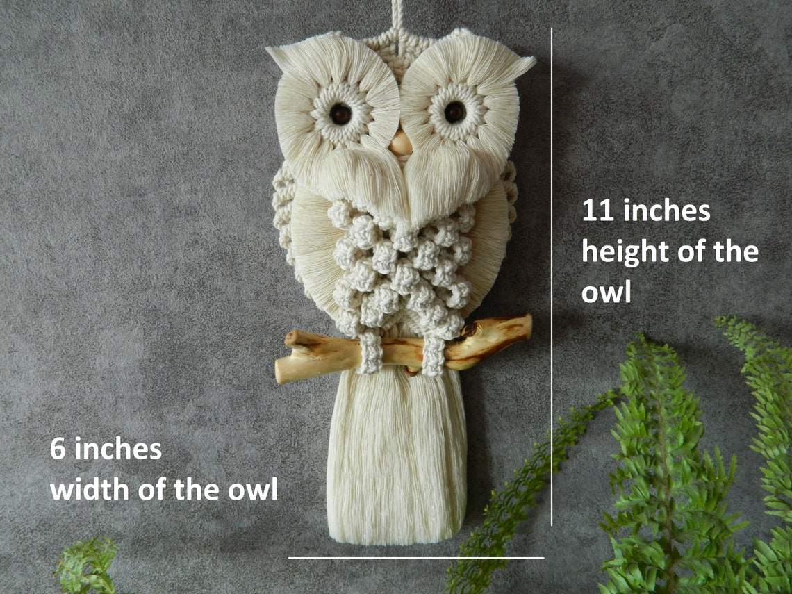 Macrame Wall Hanging Pattern Macrame Owl Tutorial for - Etsy