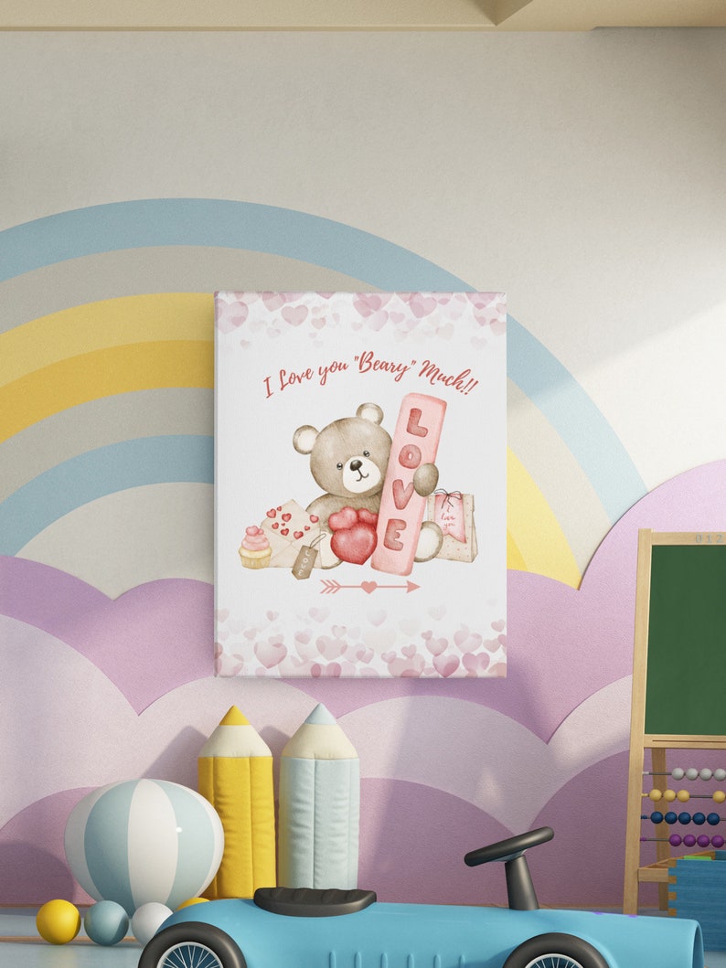I Love You beary Much Printable - Etsy