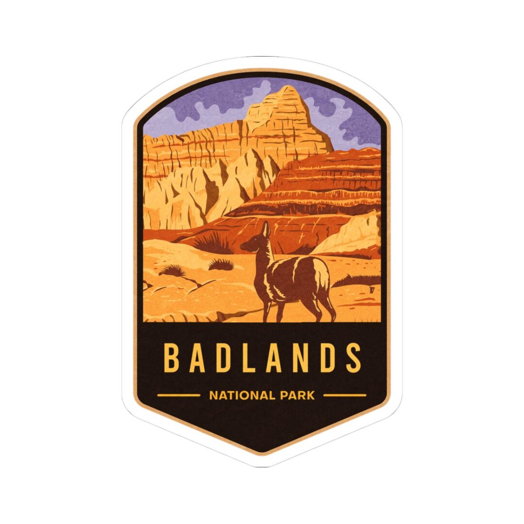 Badlands National Park Sticker - Etsy