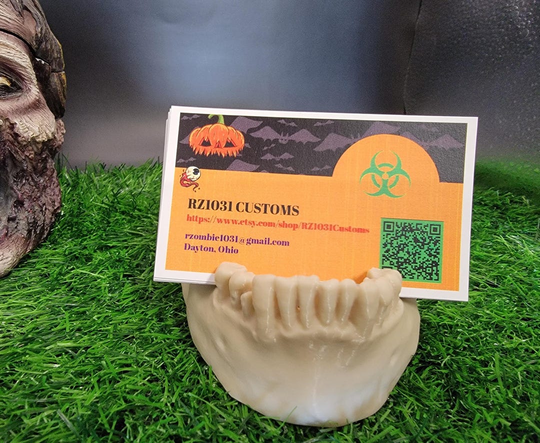 Horror Themed Skeleton Jaw Phone Holder. - Etsy