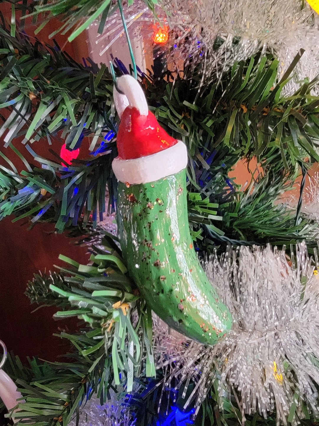 Handmade Christmas Pickle, Christmas Tree Ornament. - Etsy