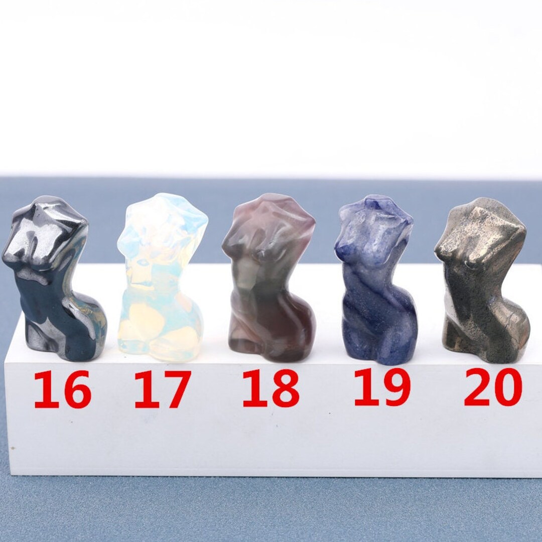 2inches ,hand Carved Gemstone Goddess ,hand Carved Quartz Model,crystal ...