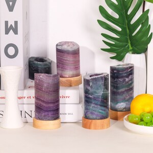 Rainbow Fluorite Craft Lamp Decor,rainbow Lamp, Home Decor, Quartz ...