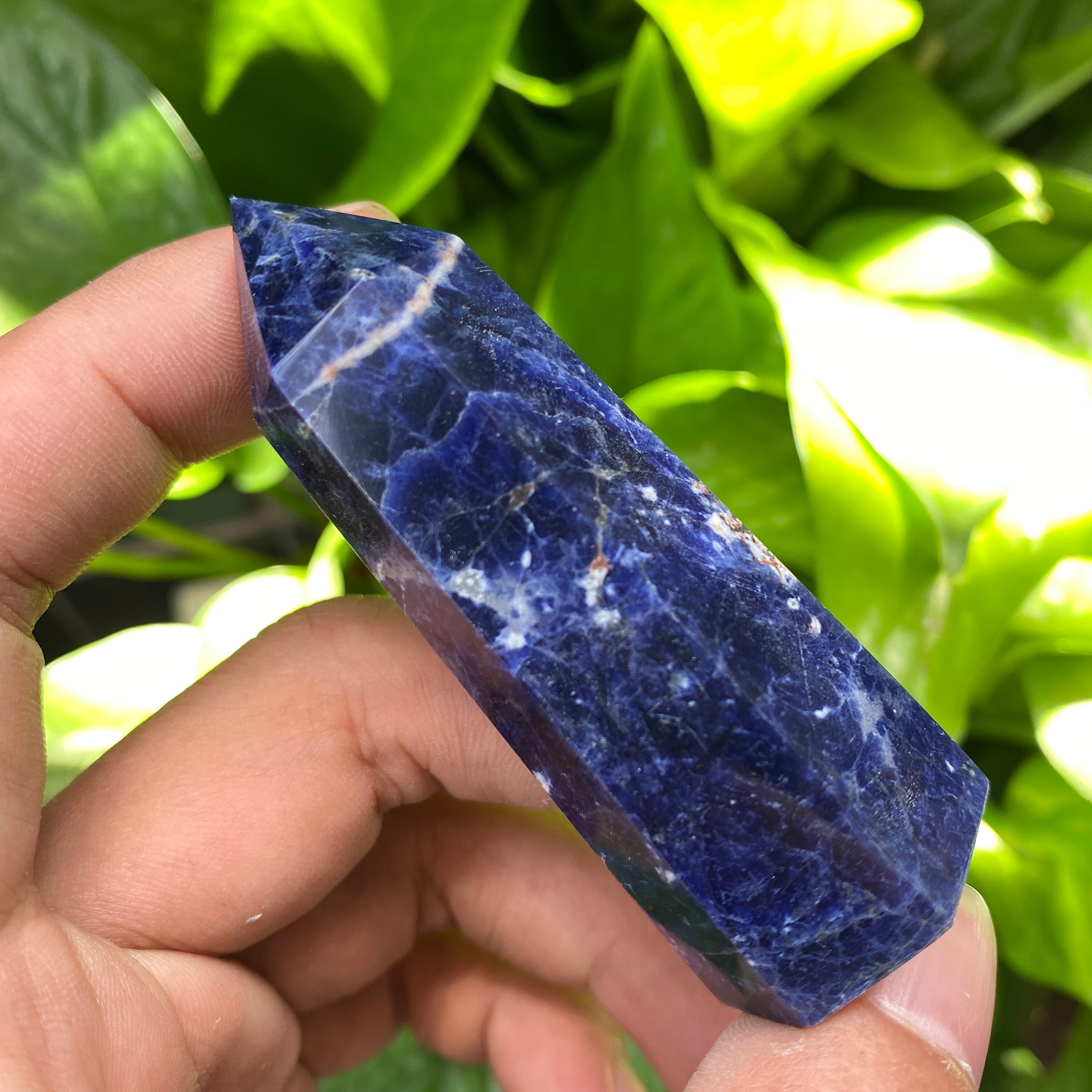 Sodalite Stone Tower Sodalite Obelisk Reiki Energy Chakra - Etsy