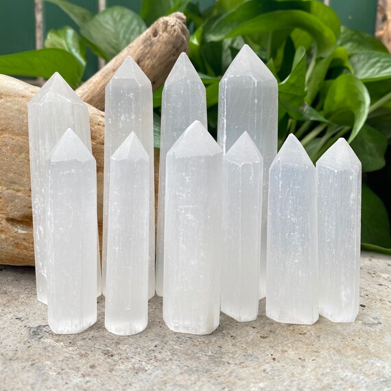 2.8-4.2inches High Gypsum Quartz Column Tower. High Quality - Etsy