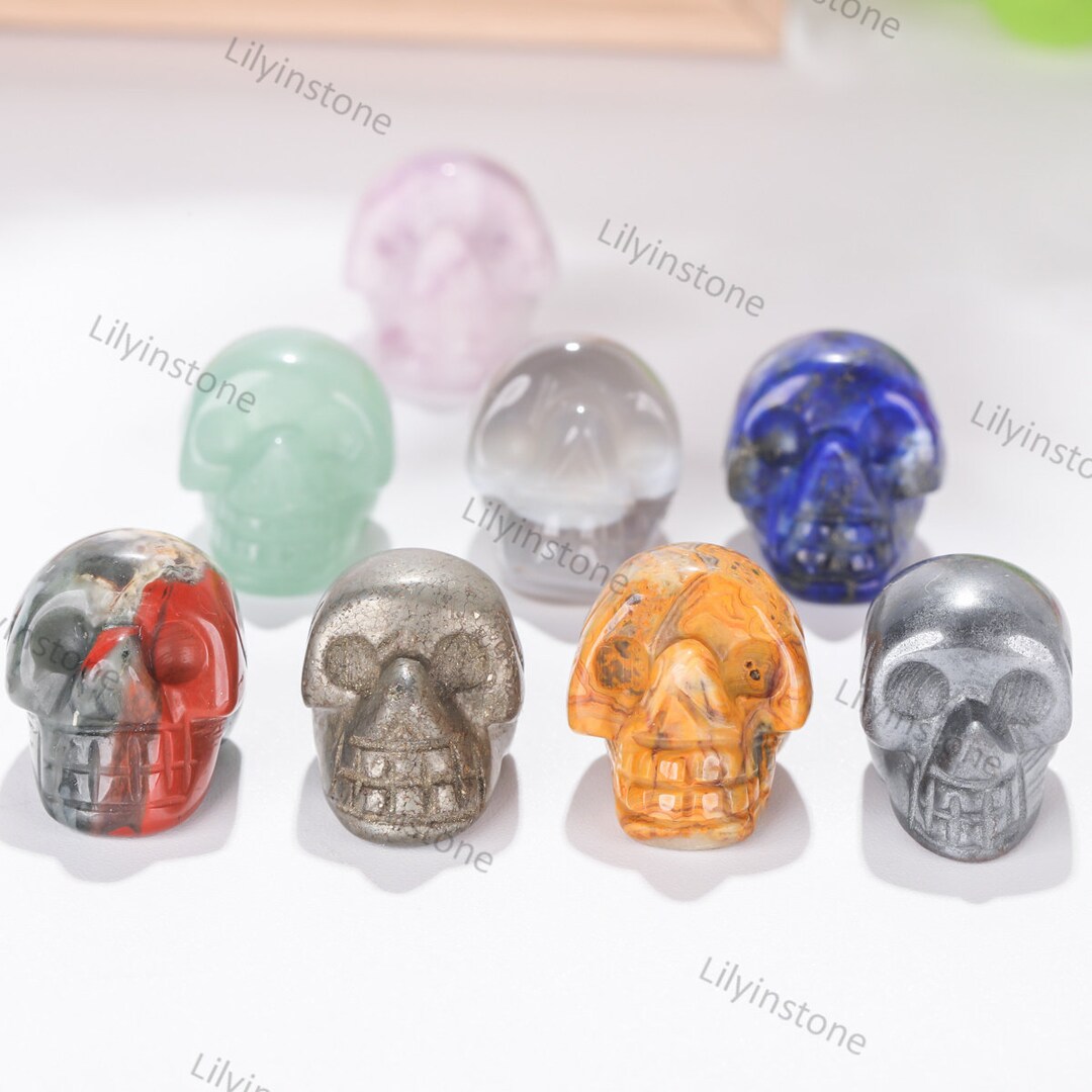 1 Inch Mini Skull, Quartz Skulls,crystsal Skulls for Gift, Skulls Decor ...