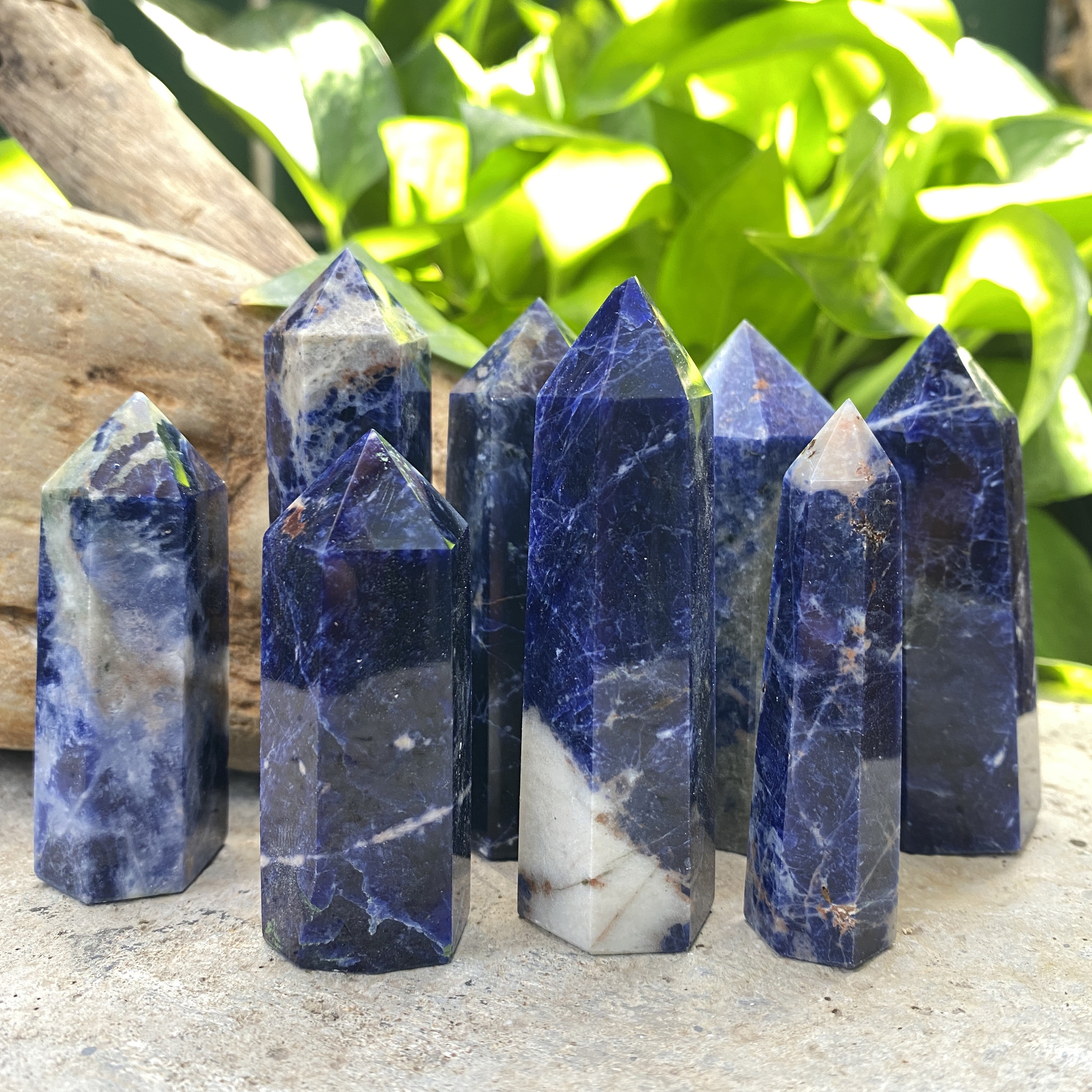 Sodalite Stone Tower Sodalite Obelisk Reiki Energy Chakra - Etsy