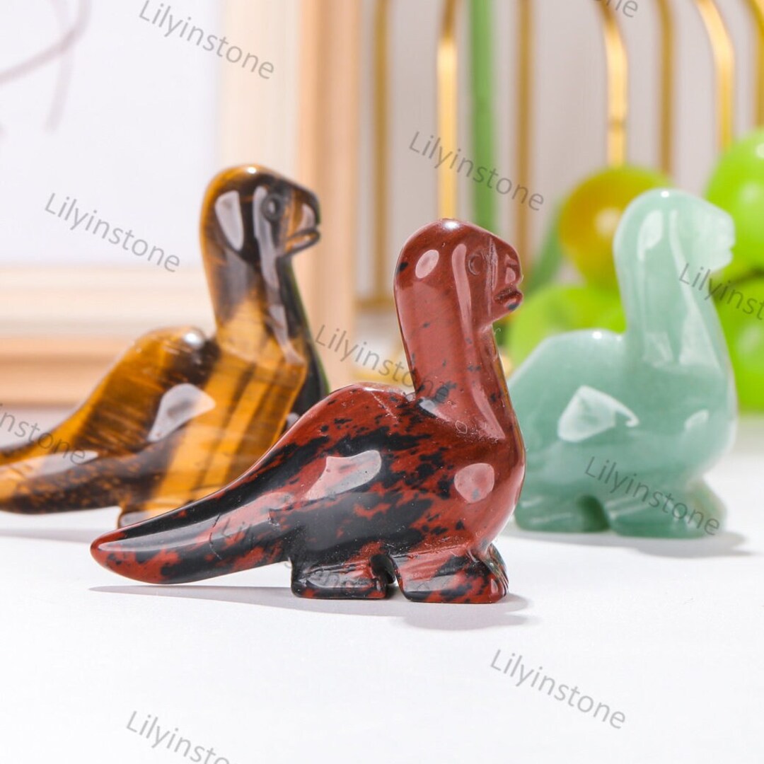 2.5 Inches Small Dinosaur Home Decor,healing Chakra Crystal Decor ...
